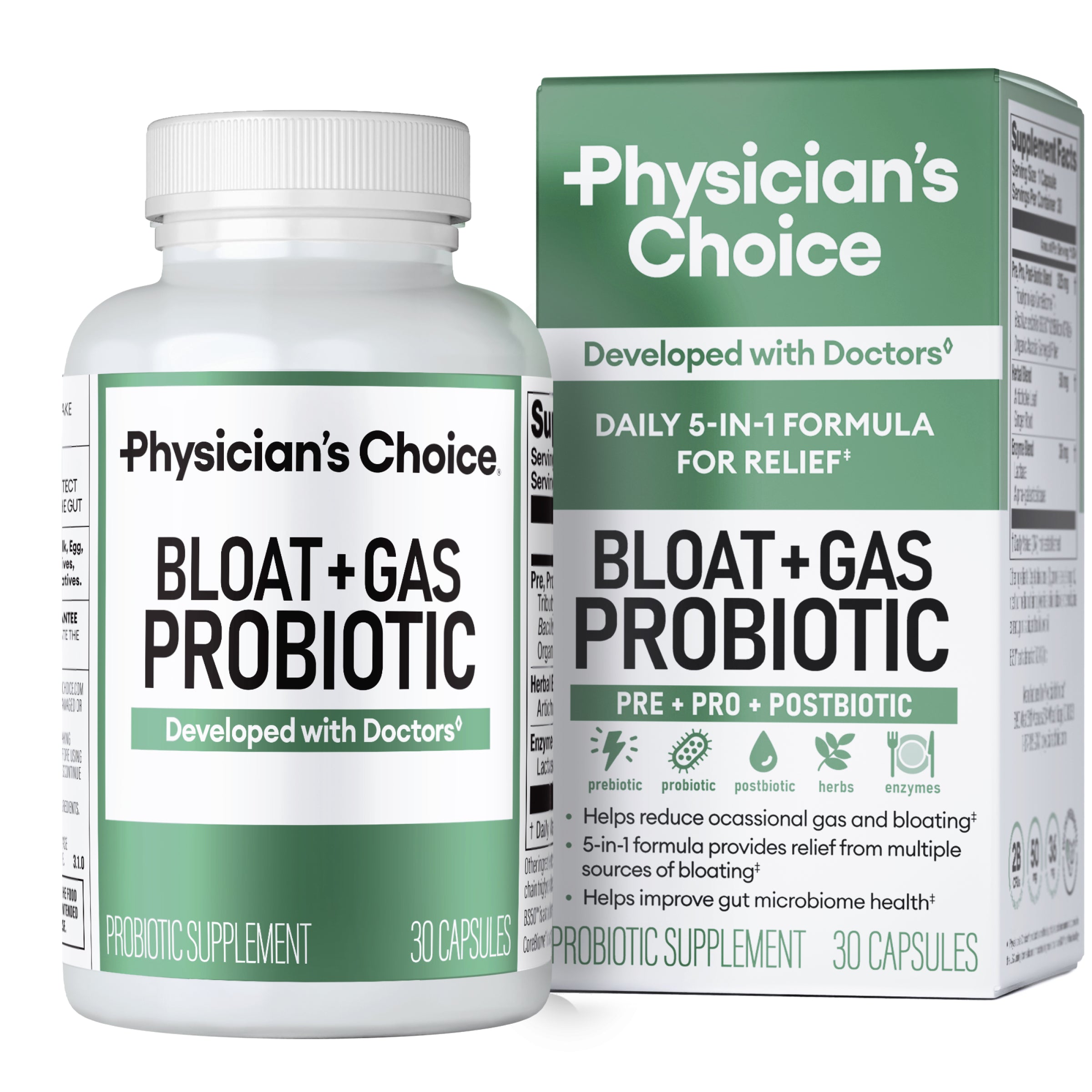 Bloat + Gas Probiotic | Physician's Choice